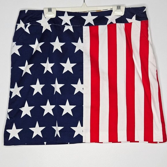 Loudmouth | Shorts | Loudmouth Ladies Golf Skort Womens 2 Stars Stripes ...